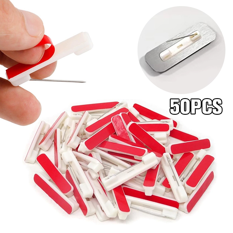 50Pcs Badge Pin Backs Name Tag Pins for Badge Name Tag | Shopee Philippines