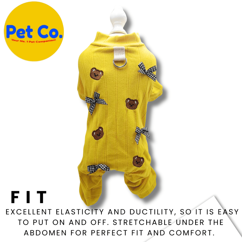 PP Bear Onesies with Ribbon for Pets Shih Tzu/Persian Dogs and Cats ...