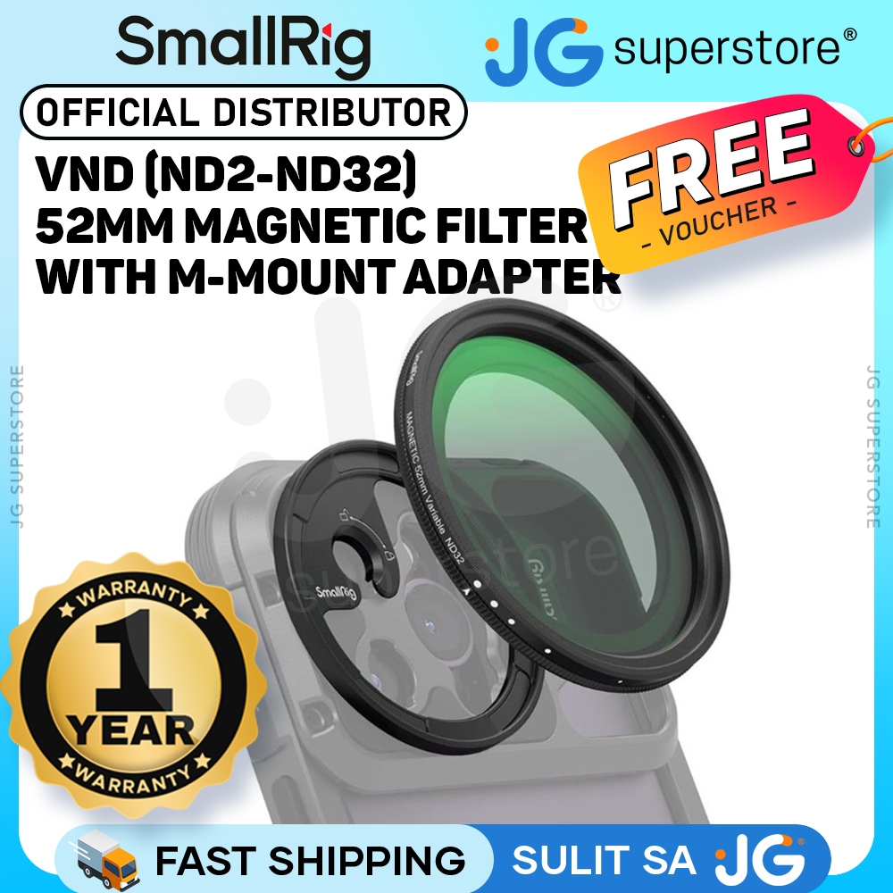 SmallRig MagEase 52mm Magnetic Filters & M-Mount Filter Adapter Ring ...