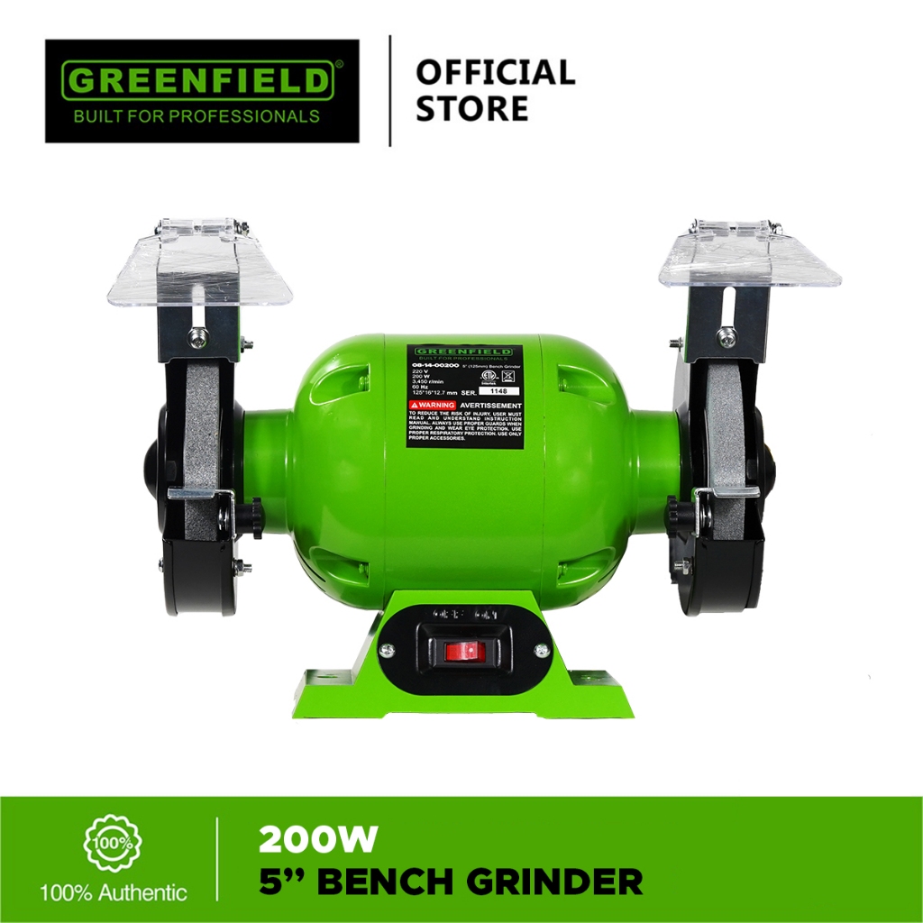 Greenfield Bench Grinder 5" 200W - Power Tools | Shopee Philippines