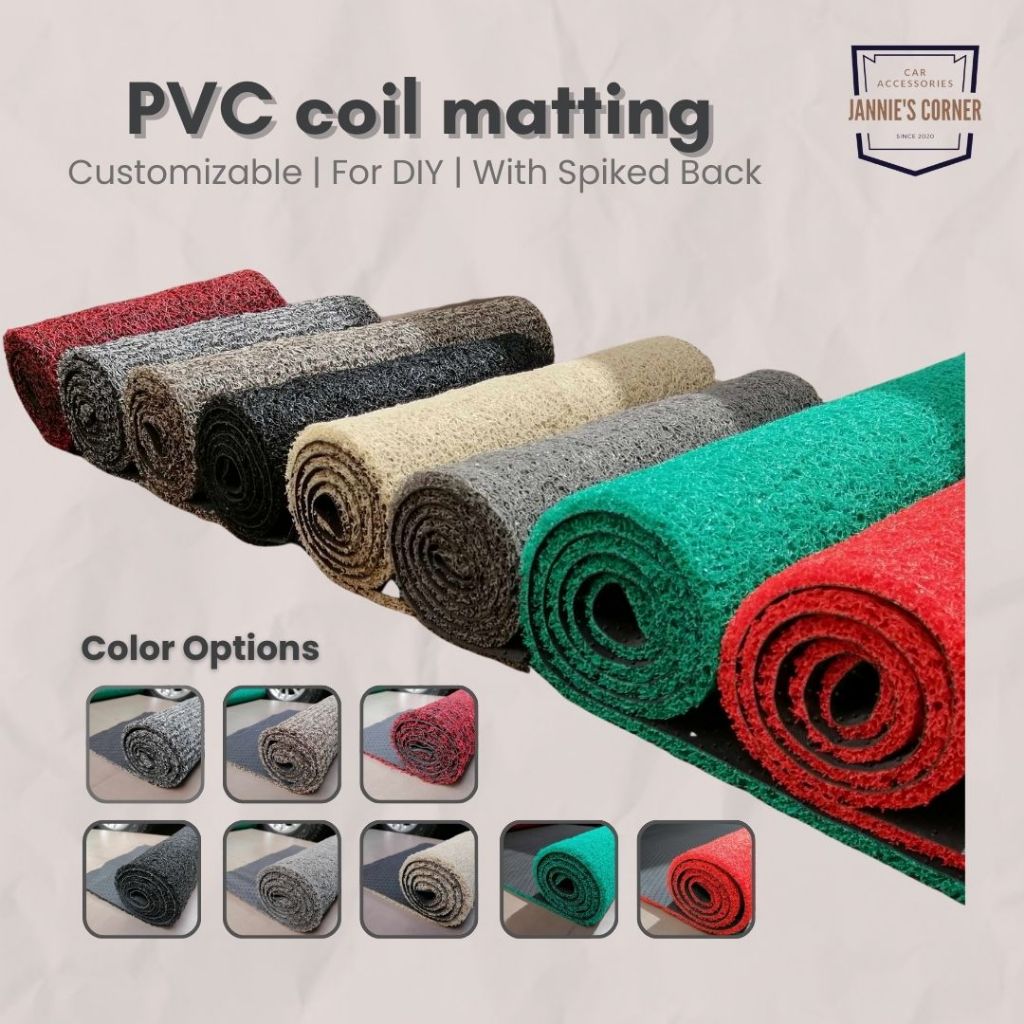 GearMax Rubber Mat Universal Spaghetti Car Matting per meter non slip ...