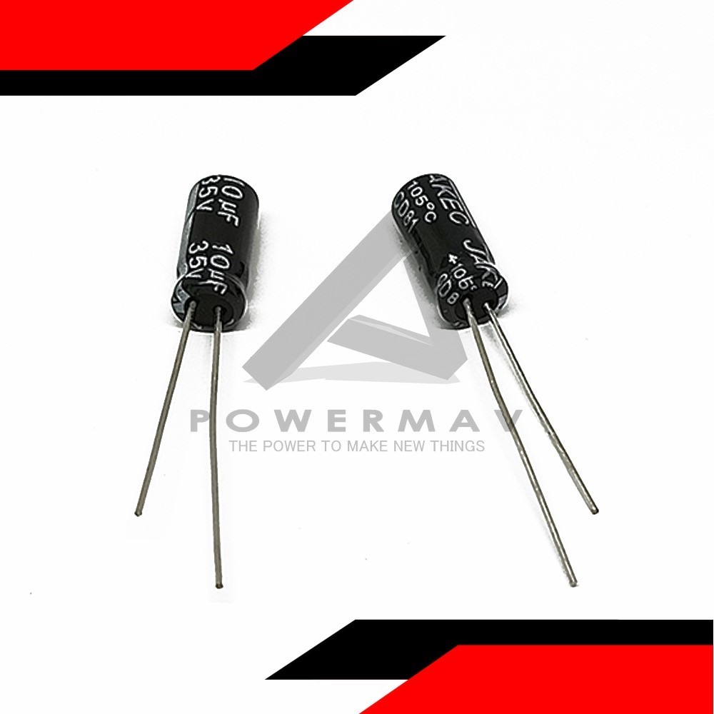 2pcs 10uf 35v capacitor Electrolytic Capacitor Low Leakage Current tv ...