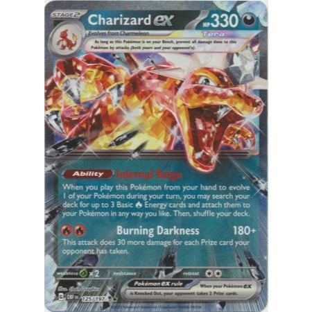 Charizard ex - 125/197 - Obsidian Flames - OBF - Ultra Rare Singles ...