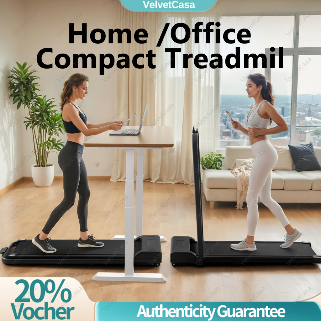 VelvetCasa 4.0HP Treadmill Foldable Electric Heavy Duty Walkpad Curved ...