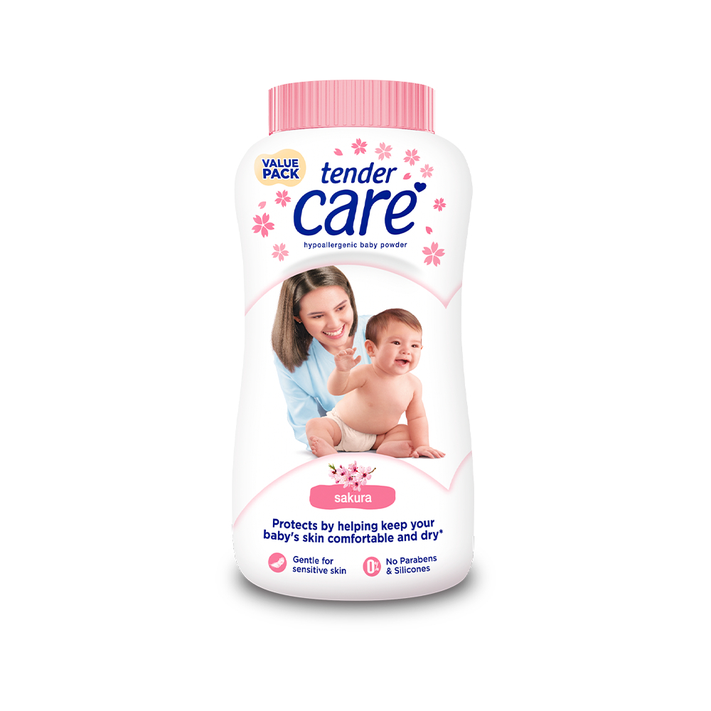 Tender Care Hypoallergenic Baby Powder Sakura 200g | Shopee Philippines