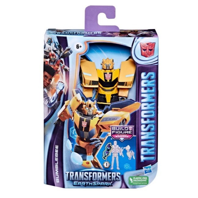 Transformers Toys EarthSpark Deluxe Class Bumblebee Action Figure, 5 ...