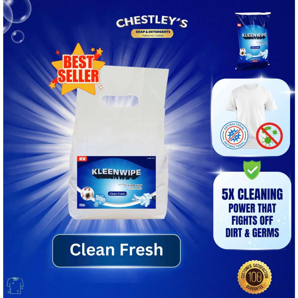 KLEENWIPE 1 KILO DETERGENT POWDER | Shopee Philippines