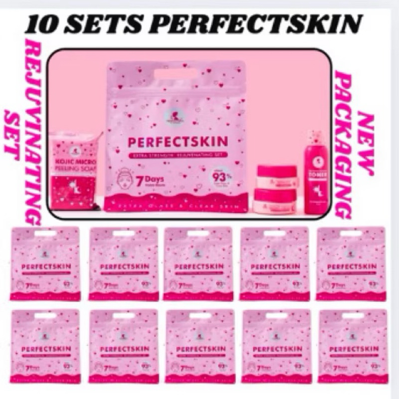 bundle 10 sets perfect skin rejuvinating sets new packaging | Shopee ...