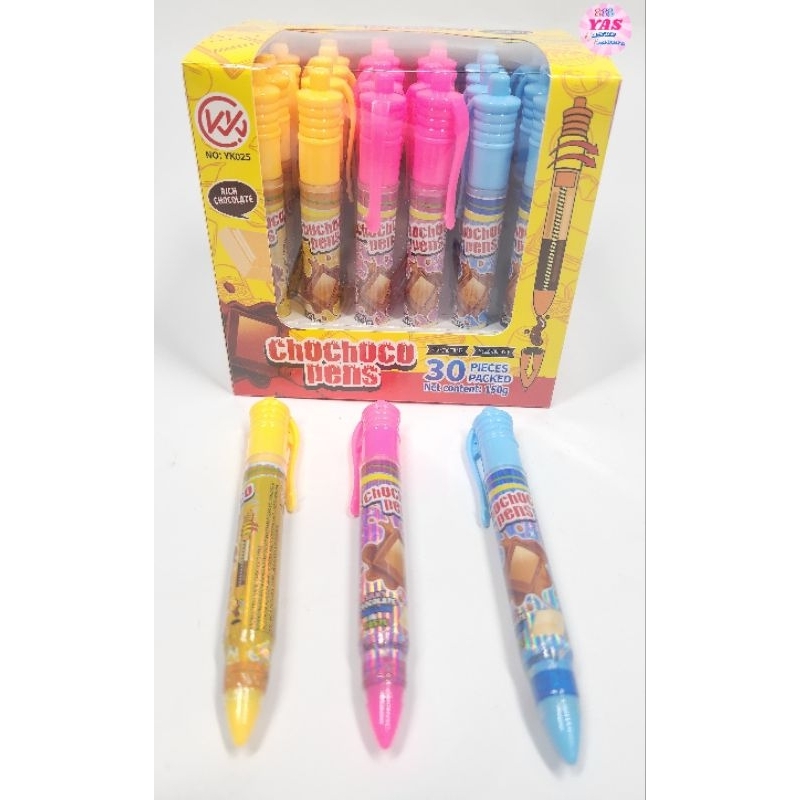 30pcs CHOCHOCO PEN RICH CHOCOLATE/ loot bag fillers / paninda ...