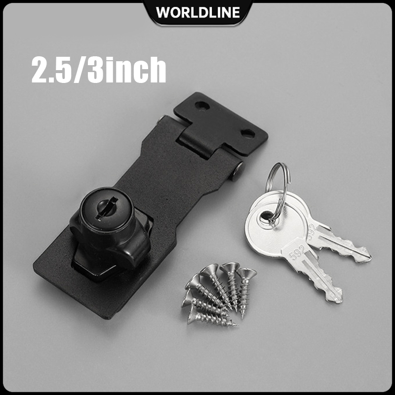 2.5/3inch Safety Hasp Lock Stainless Steel Self Locking Hasp Latch ...