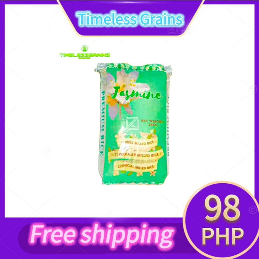 Timeless Grains Rice Jaimine Green Rice Quality Premium Rice 25kg ...