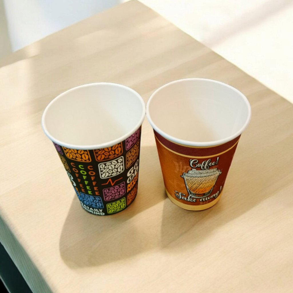 8oz Paper Cup With Printed Design By50pcs per pack | Shopee Philippines