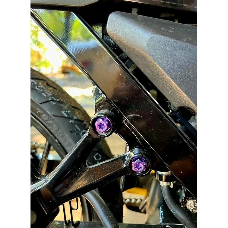 GR5 TITANIUM | RAIDER 150 FI/Carb | FOOT REST BOLT SET | 8PCS | Shopee ...