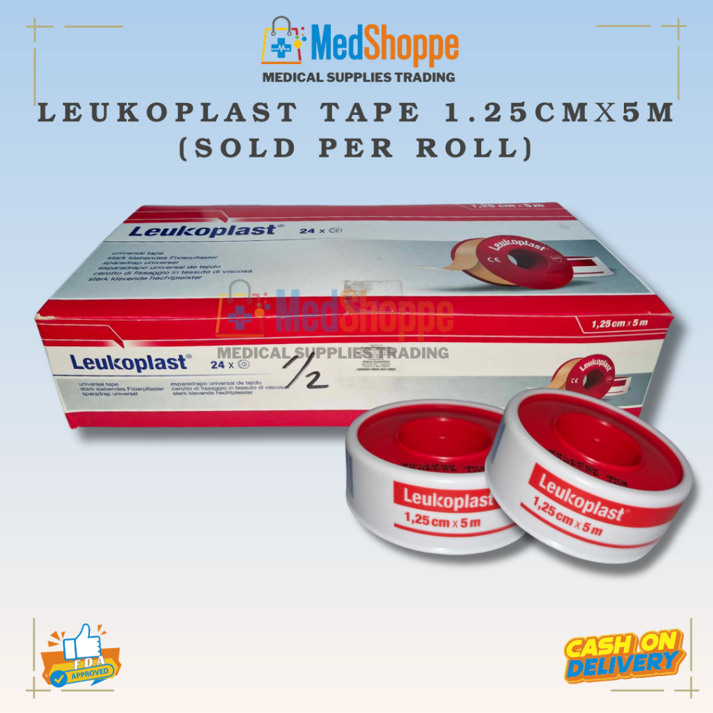 LEUKOPLAST TAPE 1.25CMX5M (SOLD PER ROLL) | Shopee Philippines