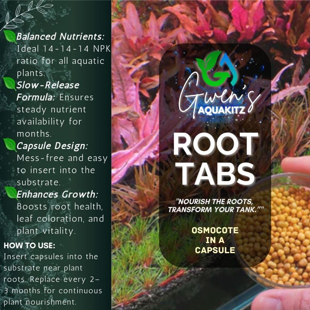 ROOT TABS for AQUARIUM 14-14-14 Osmocote Capsules for Aquatic Plants ...