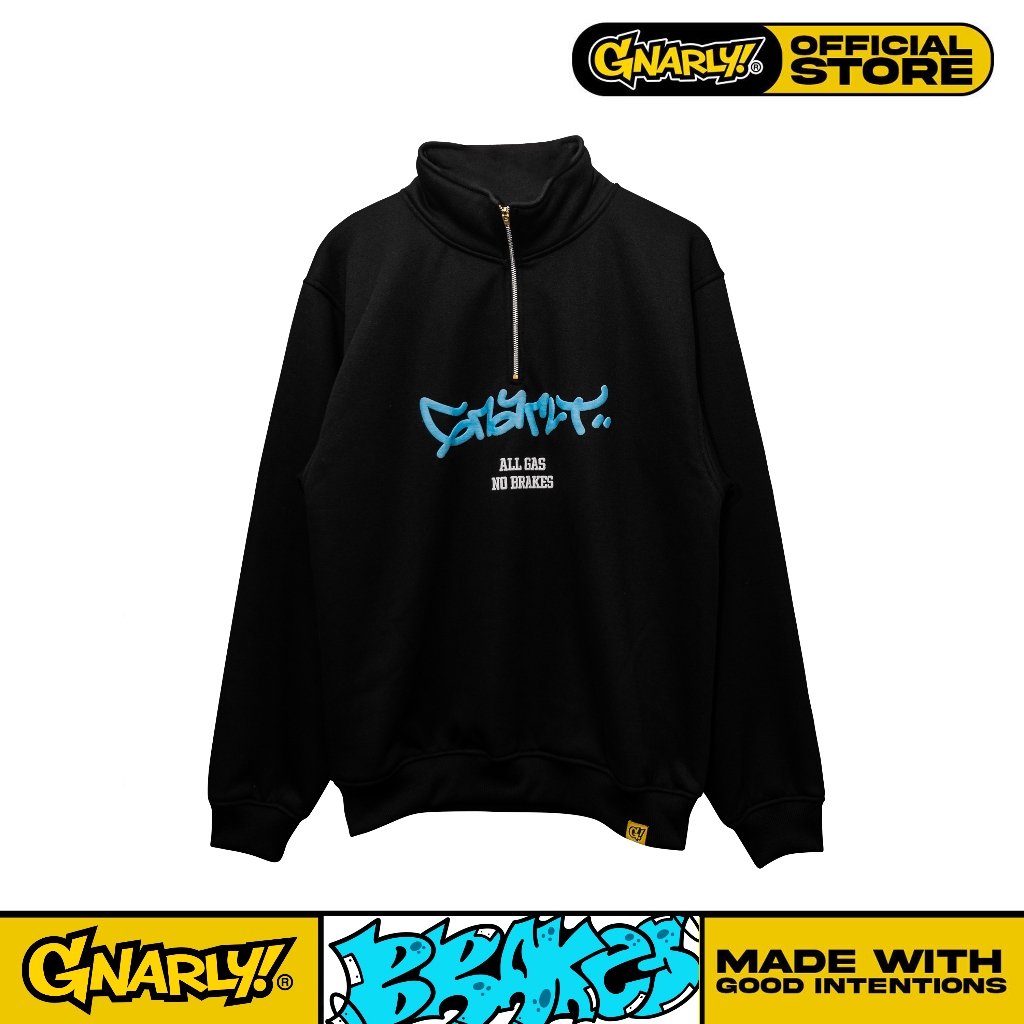 Gnarly! Brakes Quarter Zip Jacket | Shopee Philippines