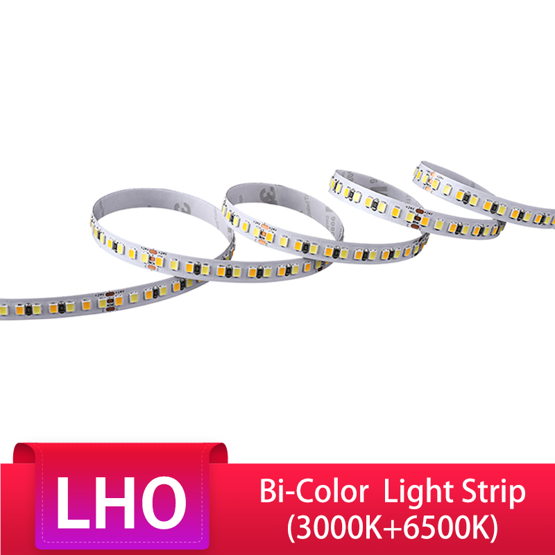 Two-Color LED Strip Light, Bi-Color Warm Light, White Light Switchable ...