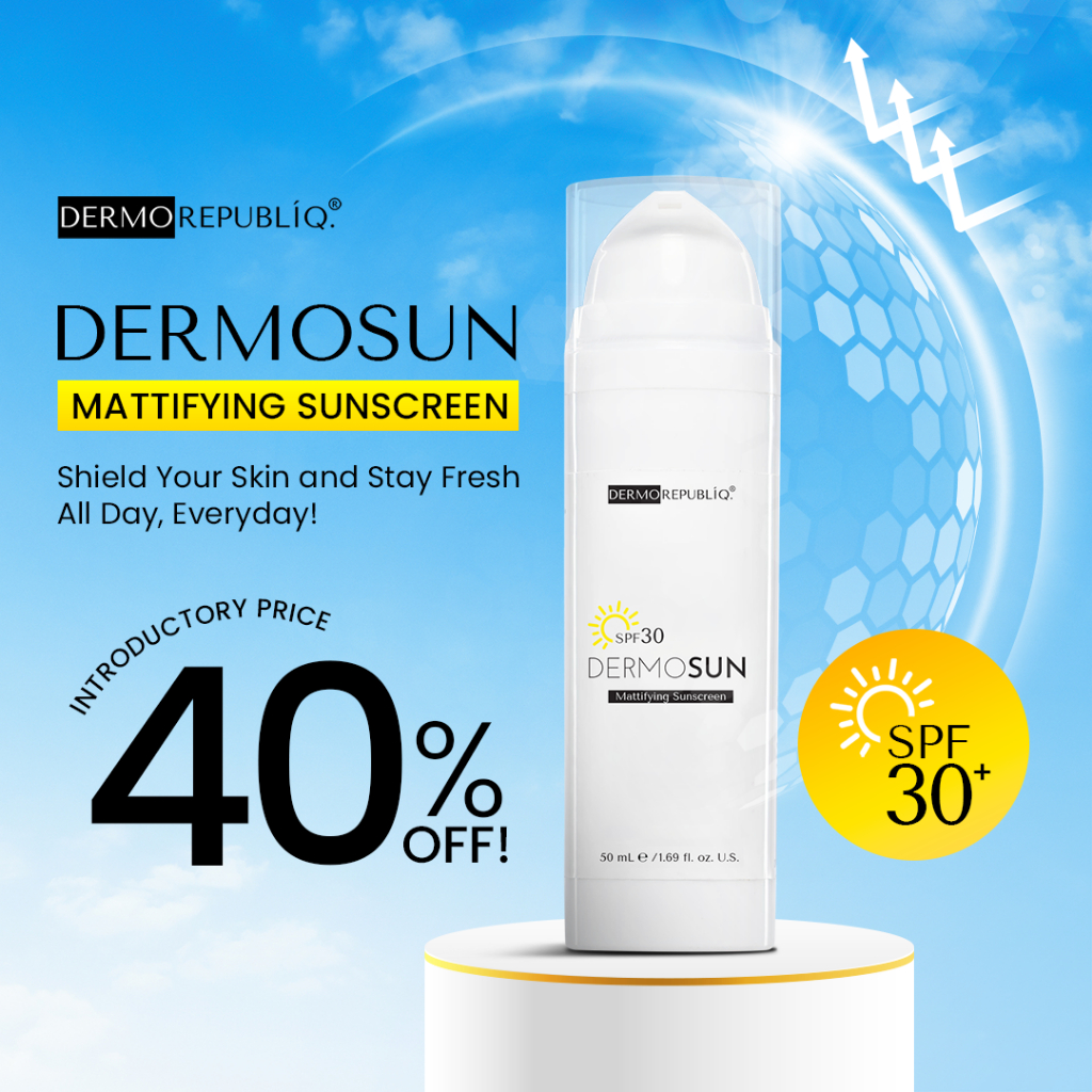 Dermorepubliq DermoSun Mattifying Sunscreen SPF30 | Shopee Philippines