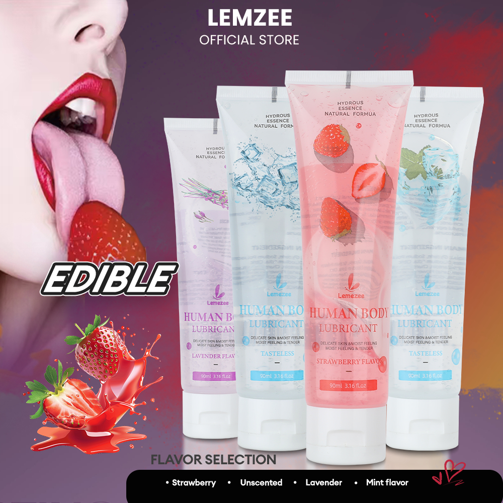 Lemezee Lubricant Edible 90ML lubricant Water Lube Gel Health Sex Toys ...