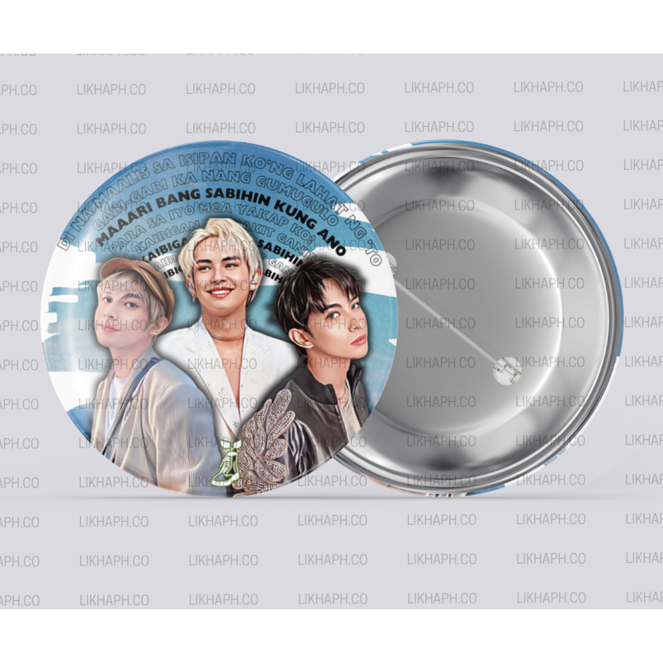 SB19 JUSTIN DESIGN BUTTON PINS | Shopee Philippines