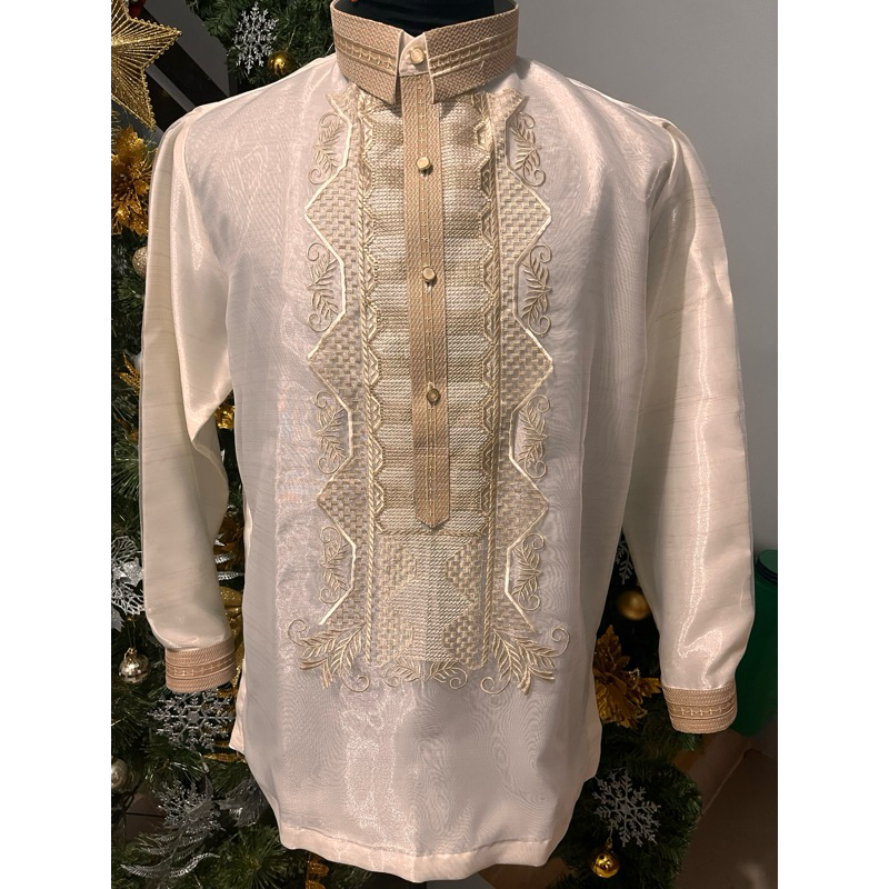 Barong new design (with burda) | Shopee Philippines