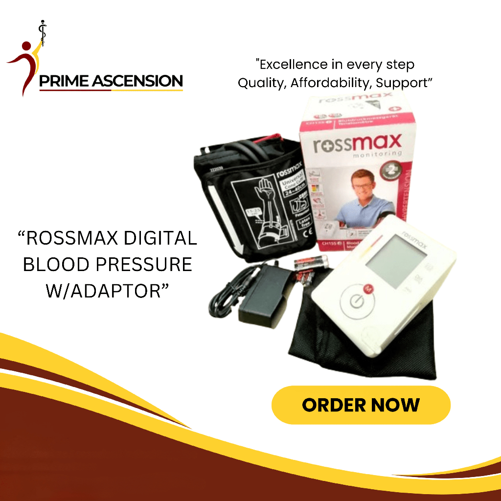 ROSSMAX DIGITAL BLOOD PRESSURE W/ADAPTOR | Shopee Philippines