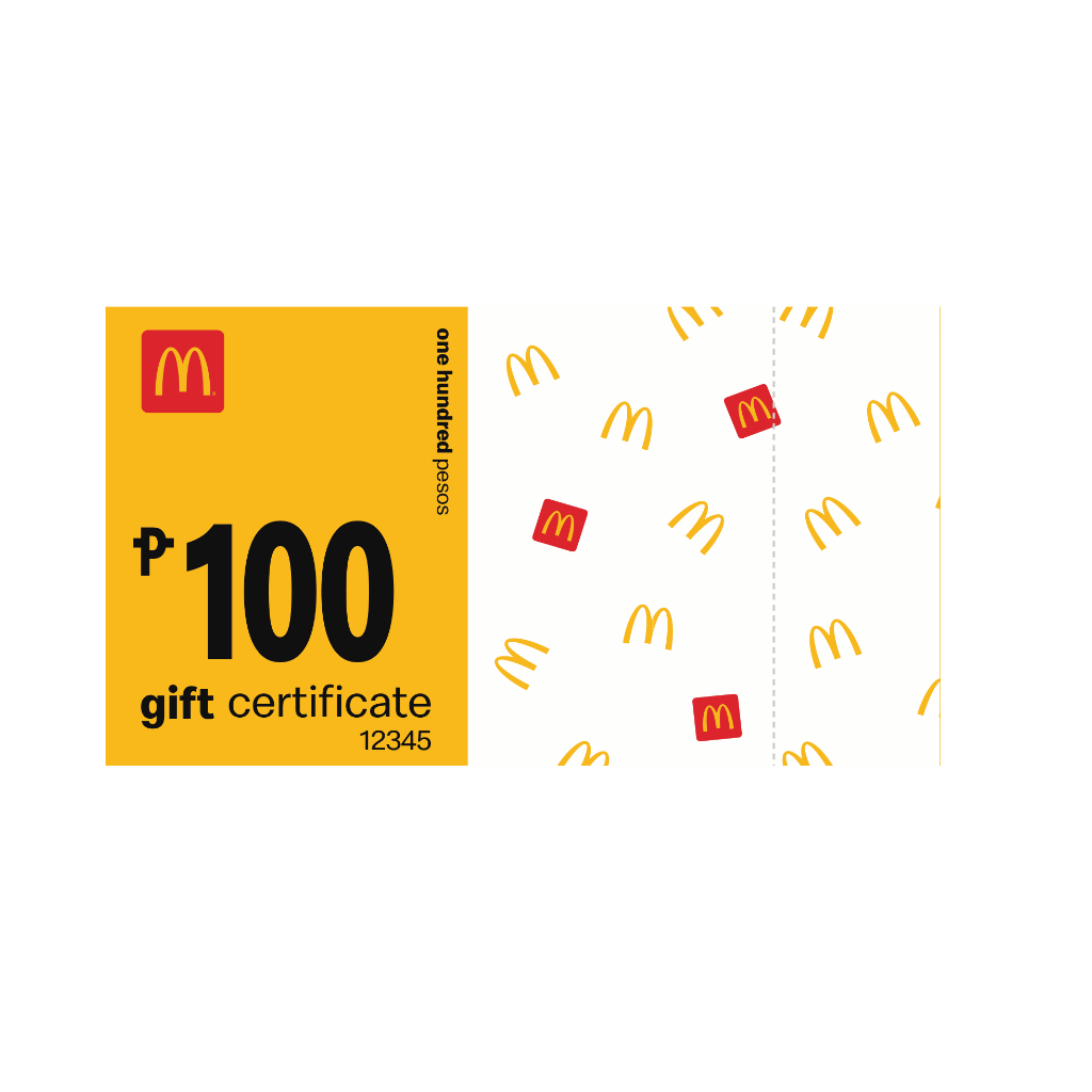 (NOT FOR SALE) McDonald's Voucher | Shopee Philippines