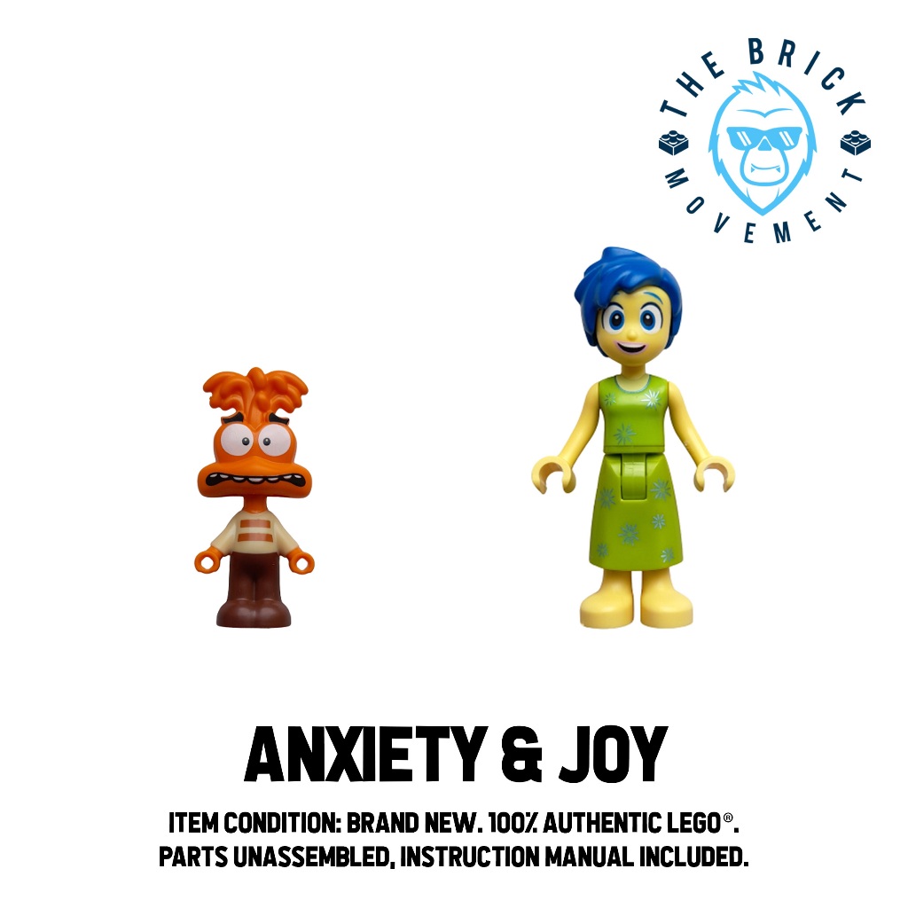 DISNEY PIXAR INSIDE OUT Anxiety & Joy Minifigure | Shopee Philippines