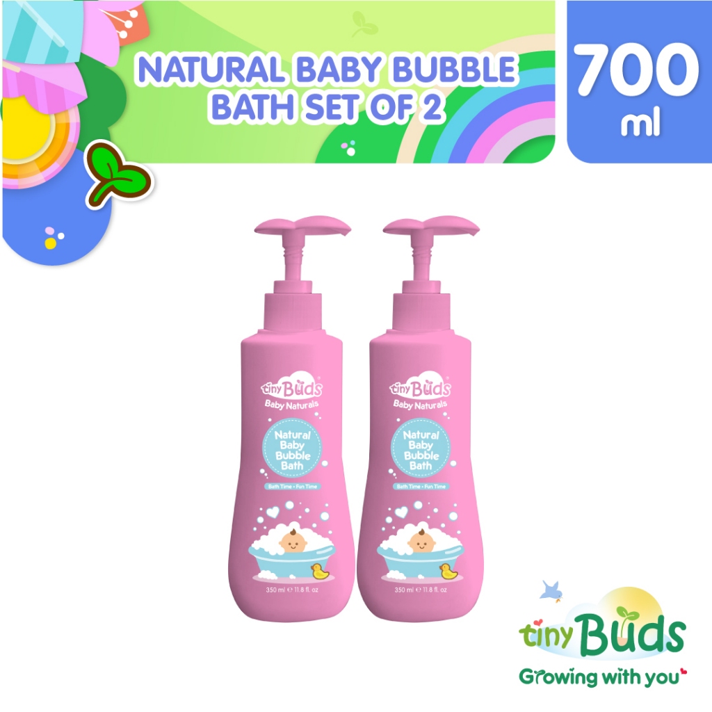Tiny Buds Natural Baby Bubble Bath 350ML Set of 2 | Shopee Philippines