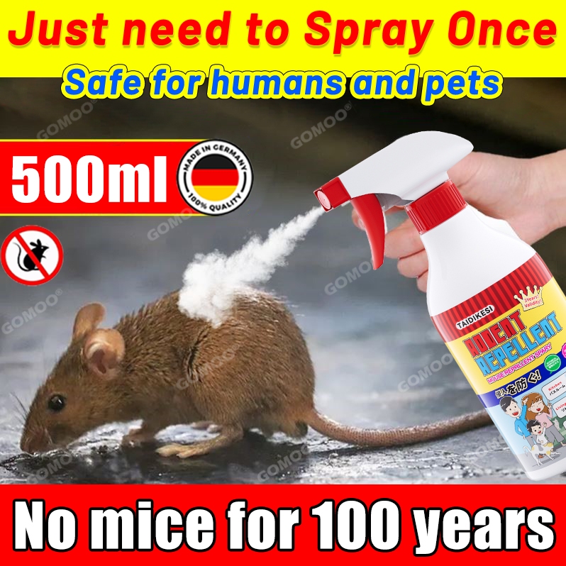 NEW 500ml Rat Killer Spray Mouse Repellent for Rodents Cockroaches Rat ...