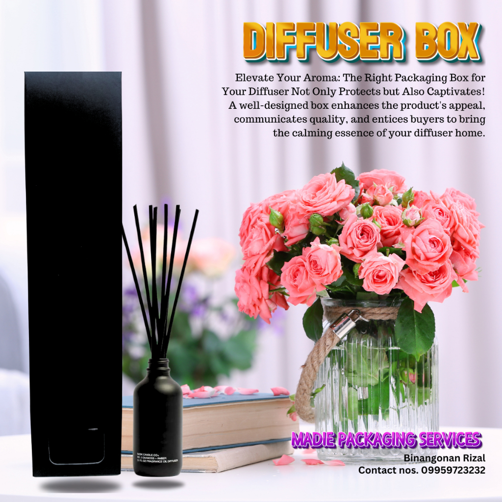 Small Size Reed Diffuser Box 10 pcs/ pack for 50 ml or 100 ml for thin ...