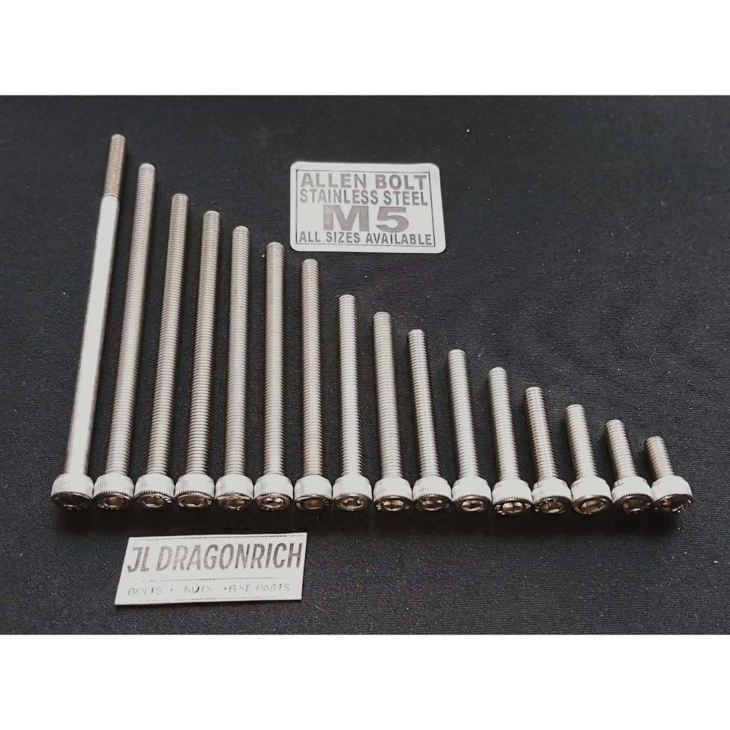 Allen Bolt M5 Hexagonal Socket Capscrew Allen Stainless Steel 304 All ...