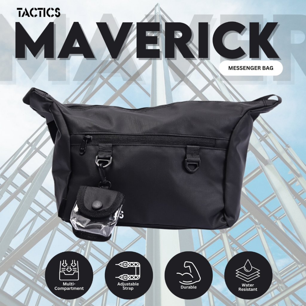 Tactics Maverick Messenger Bag for Men and Womens Messenger (EJK77 ...