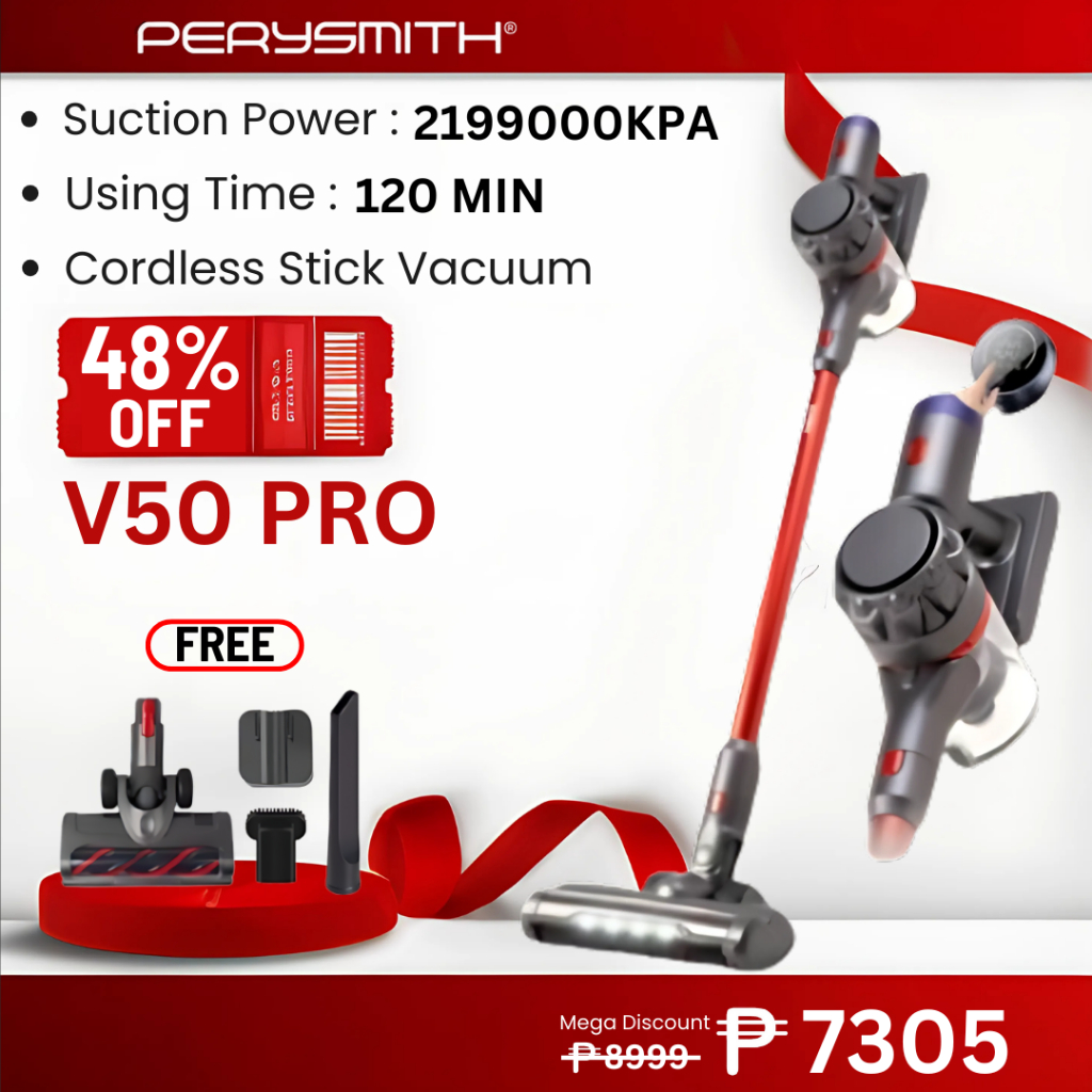(NEW) PH V50 Cordless Vacuum Cleaner Dust Mite Wireless Handheld Vacuum ...