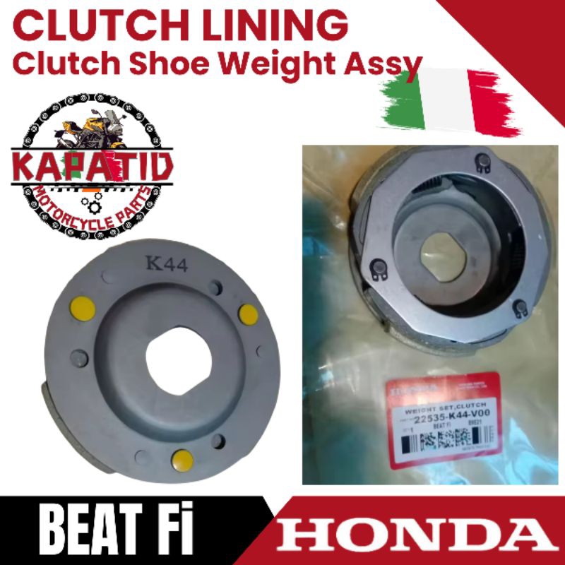 HONDA genuine CLUTCH LINING/clutch shoe weight set assy for(Honda beat ...