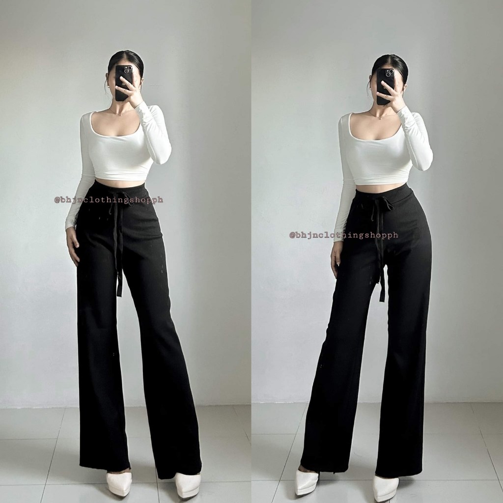 BHJN UNIQ HARPER PANTS DUPE | Shopee Philippines