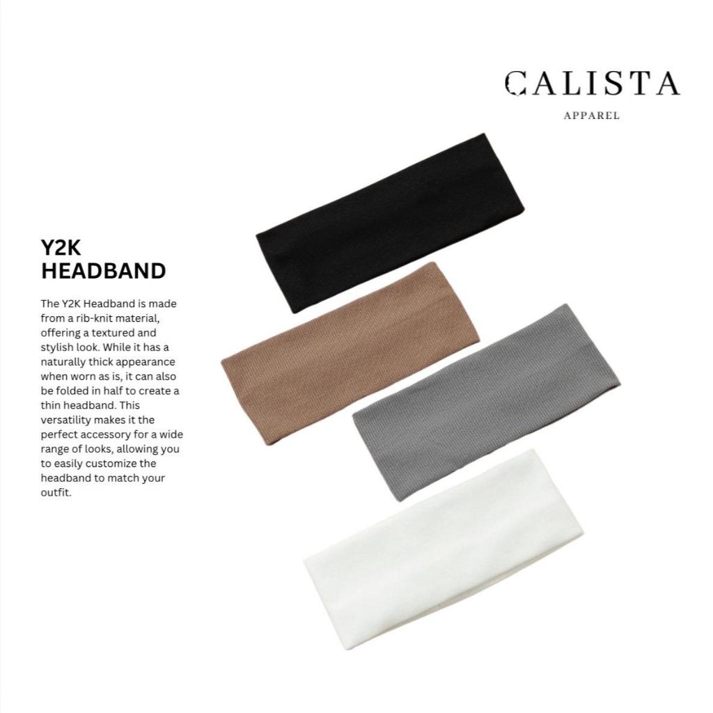 Y2K HEADBAND| Calista Core (Soft Stretchy Knitted Fabric Trendy ...