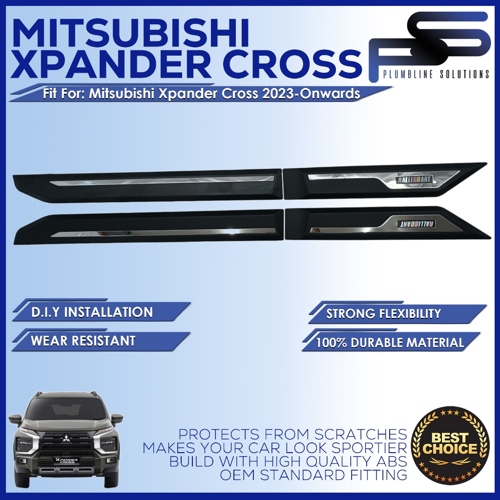 Mitsubishi Xpander GLX / GLS 2018 - Onwards OEM Side Body Moulding ...