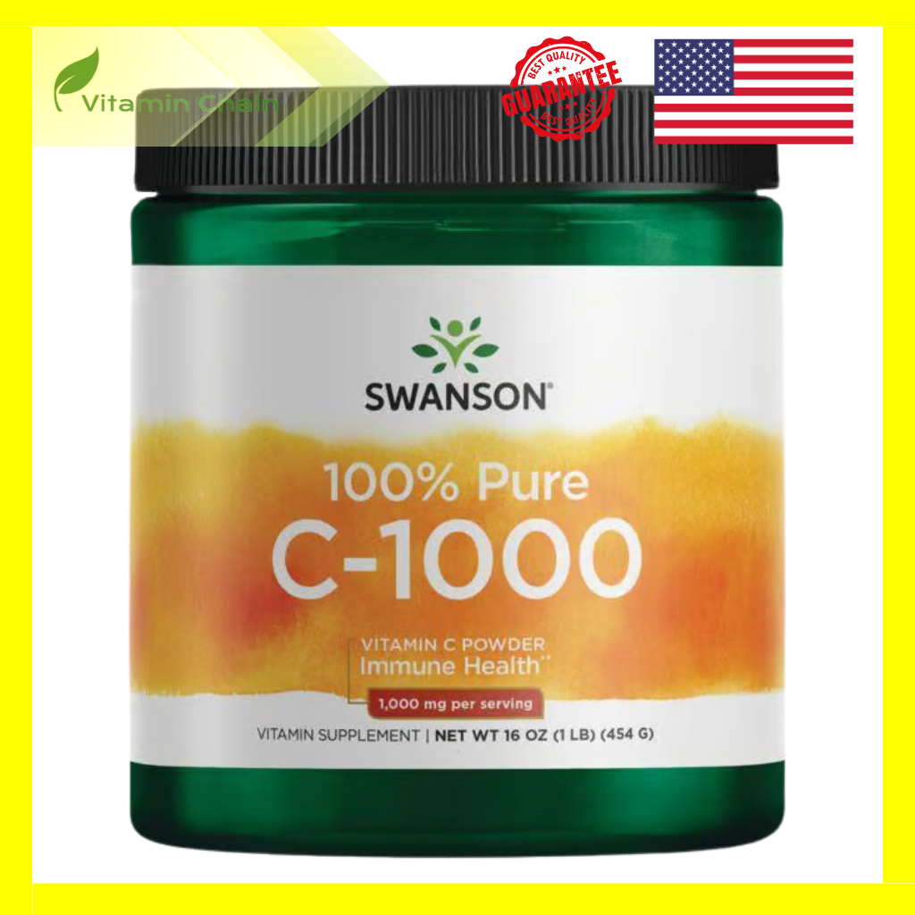 Swanson Vitamin C Powder 1000mg 454g (100% Pure) | Shopee Philippines