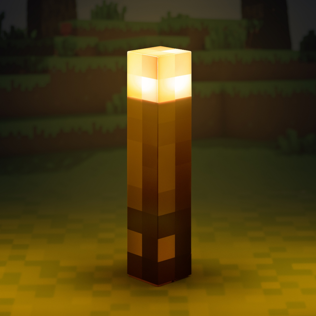 Officially Licensed Minecraft Torch 3D Mood Light / Lamp - Minecraft ...