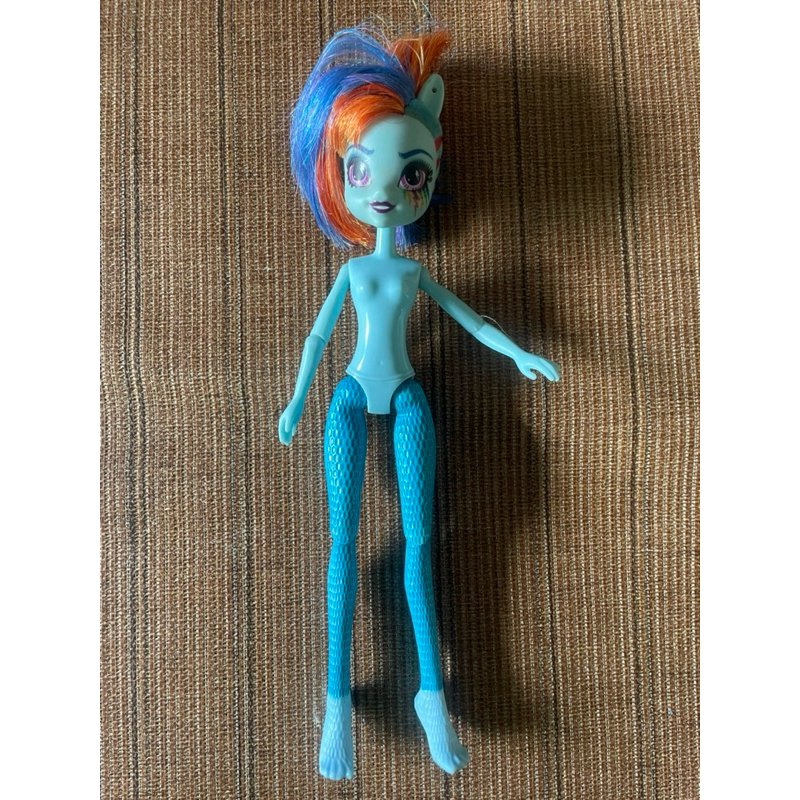 My Little Pony MLP Equestrian Rainbow Dash Rockstar Doll | Shopee ...