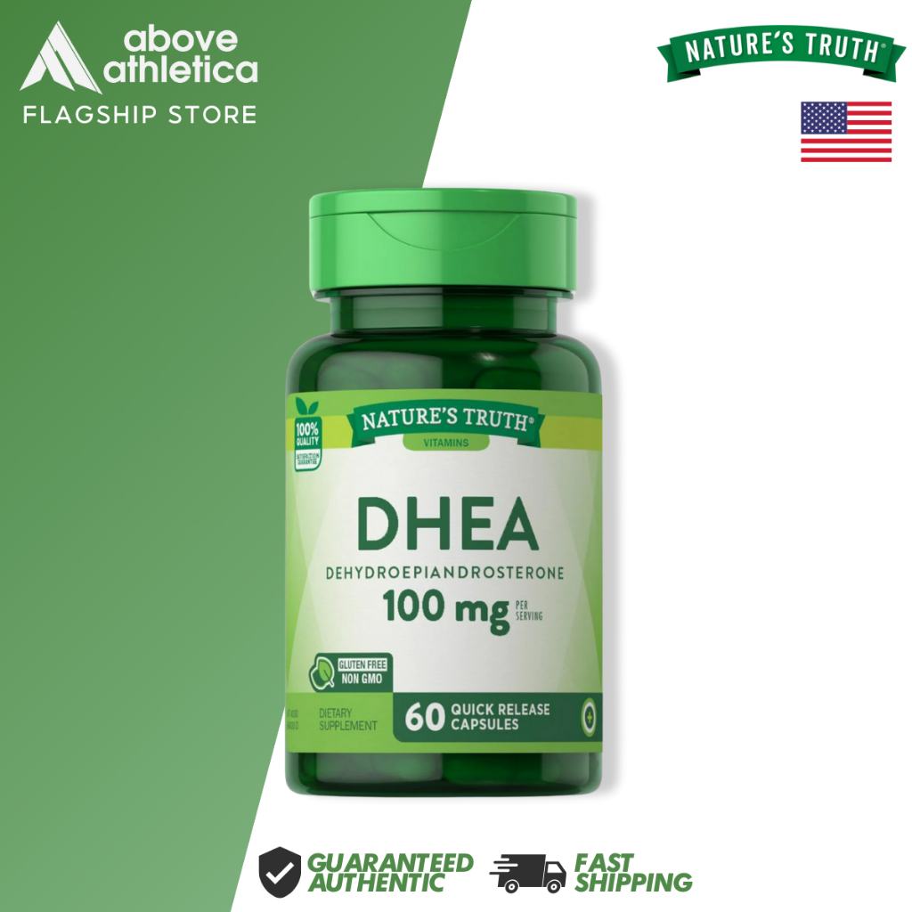 Nature's Truth DHEA 100mg - 60 Capsules, Dehydroepiandrosterone, Hormonal Balance & adrenal ...