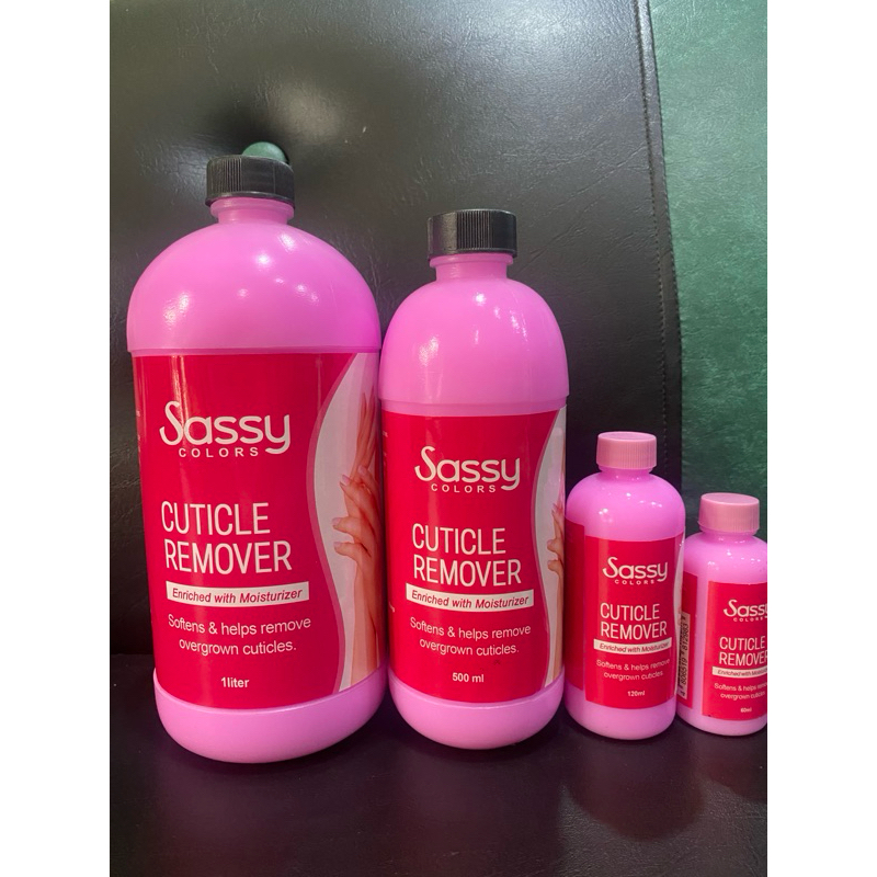 sassy colors NAIL POLISH /NAIL CUTICLE REMOVER 60/120ML/500ml/1liter ...
