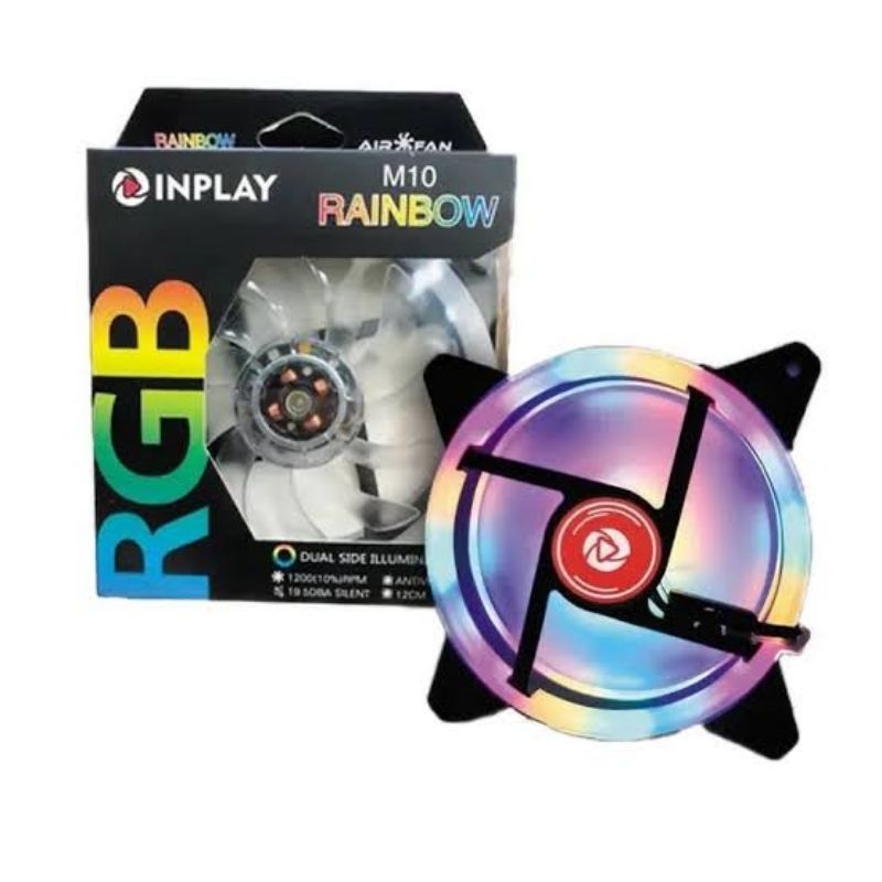 INPLAY M10 RAINBOW FAN 120MM | Shopee Philippines