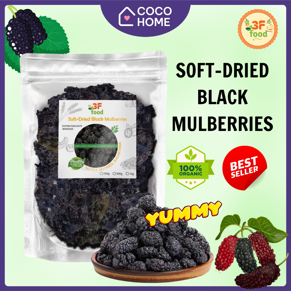 READY STOCK - ORIGINAL 3F Food Soft - Dried Mulberry 100G - 500G ...