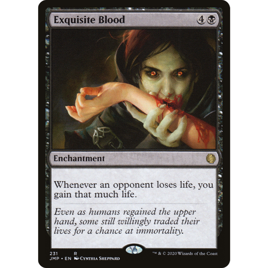 Exquisite Blood JMP High Rated Proxies (sticker is already on card ...