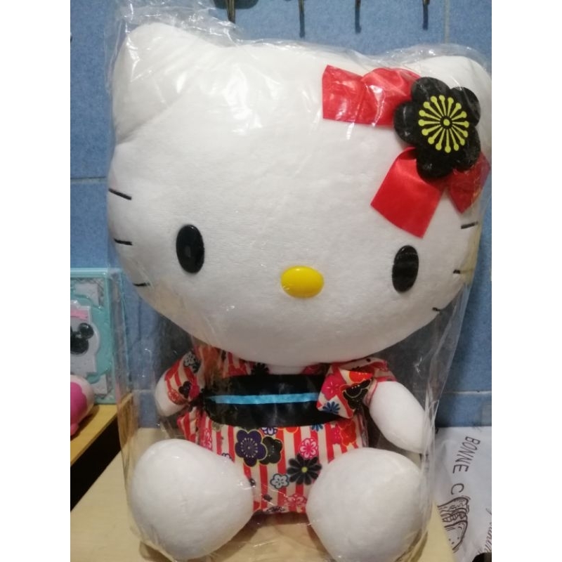 Kitty Striped Flower Japanese Pattern Kimono Doll SJ "Hello Kitty ...