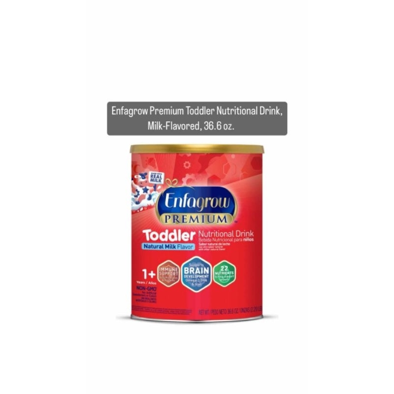 Enfagrow Premium Toddler Nutritional Drink, Milk-Flavored, 36.6 oz ...
