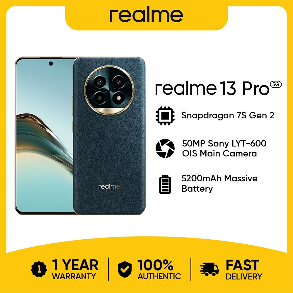 realme 13 Pro 5G Smartphone | 12GB+256GB | Snapdragon® 7s Gen 2 | 50MP ...