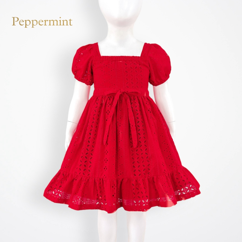 Peppermint Kids Kaine Dress (Red) | Shopee Philippines